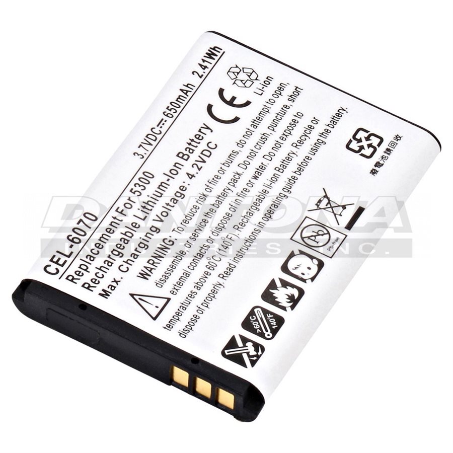 PILE CELL NOKIA 3.7V 900MAH LI-ION