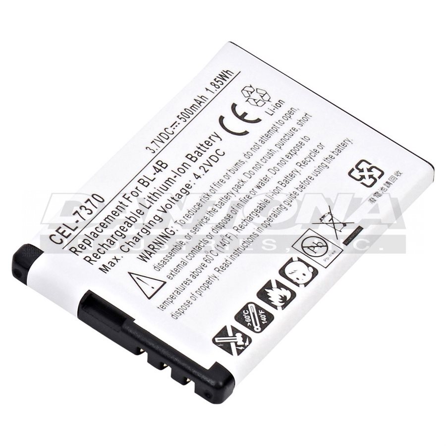 PILE CELL NOKIA 3.7V 500MAH LI-ION