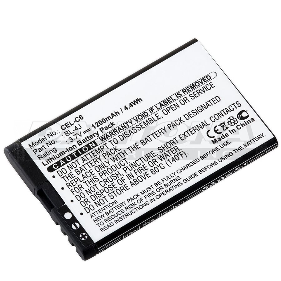 PILE CELL NOKIA 3.7V 1200MAH LI-ION