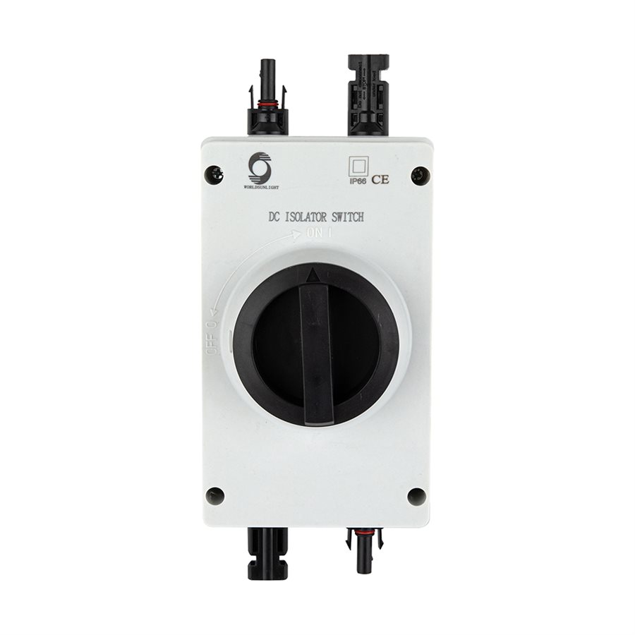 INTERRUPTEUR ÉTANCHE 100VDC 32A AVEC CONNECTEURS MC4