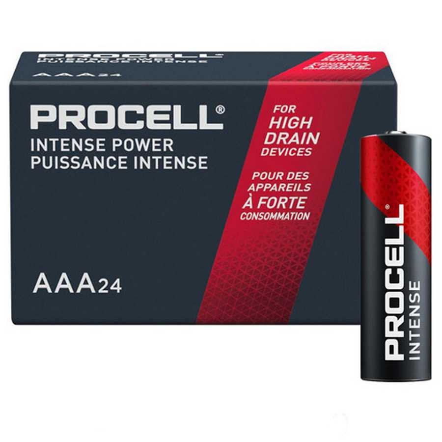 PILE ALCALINE AAA INDUSTRIELLE PROCELL INTENSE BOITE DE 24